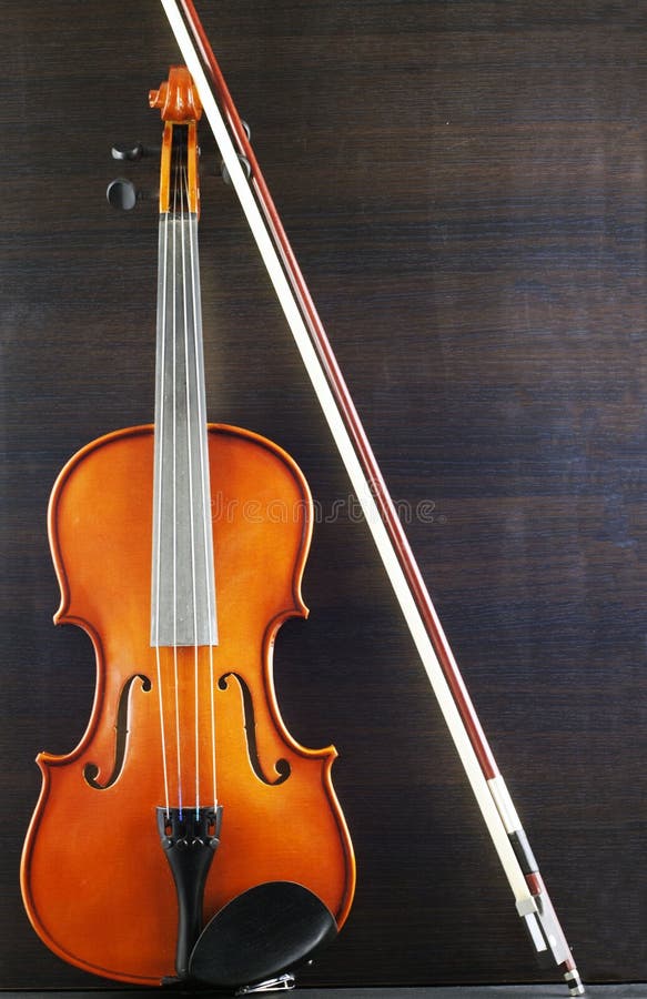 Violin and bow stock photo. Image of classic, orchestra - 86970966
