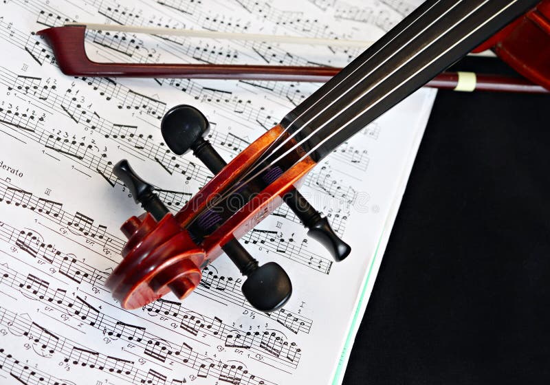 Violin Classic String Instrument Stock Photo - Image of concert, black ...