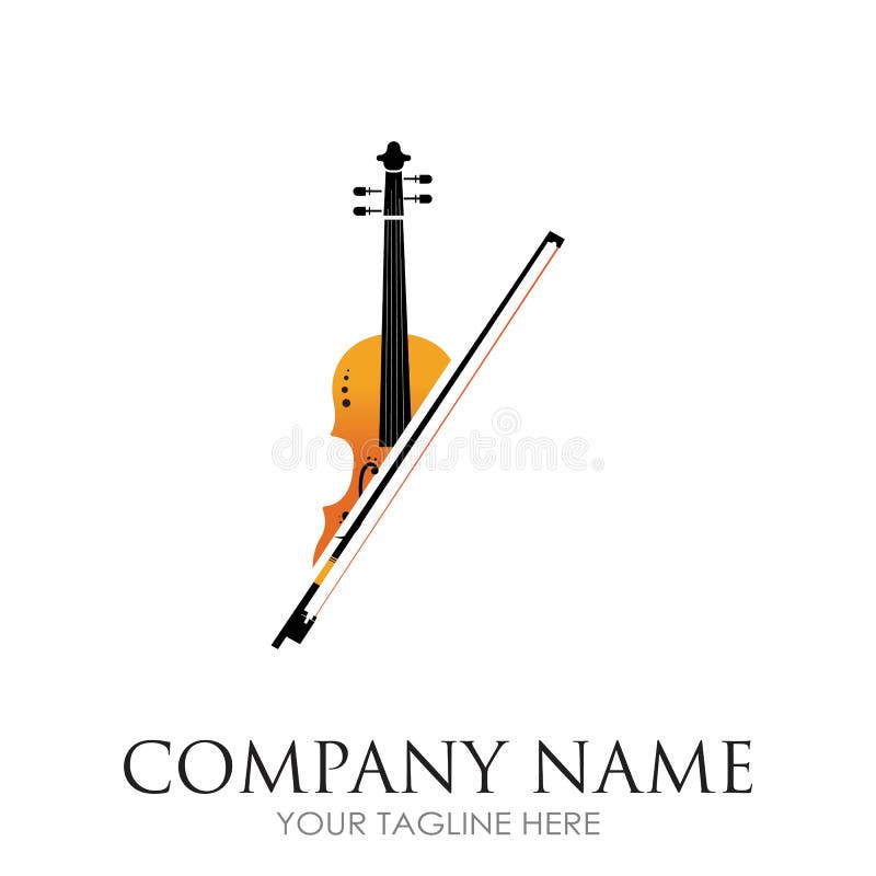 Violin / Classical Music - Vector Logo Illustration Design Template ...