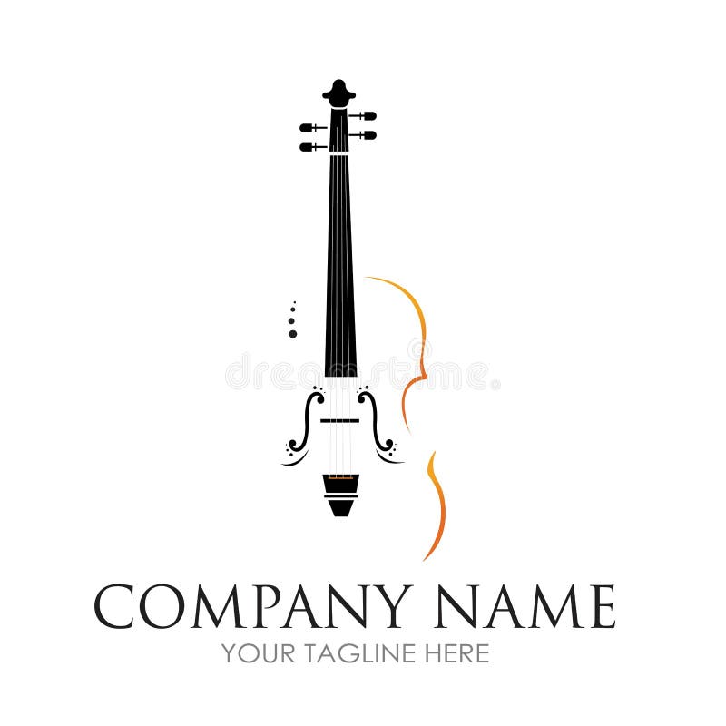 Violin / Classical Music - Vector Logo Illustration Design Template ...