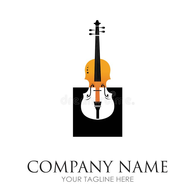 Violin / Classical Music - Vector Logo Illustration Design Template ...