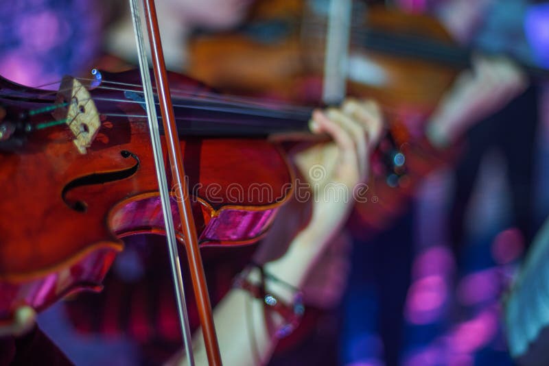 Violin at a concert stock photo. Image of vintage, string - 164707584