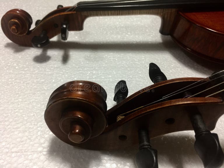 Violin stock image. Image of violin, viola, scroll, side - 89815855