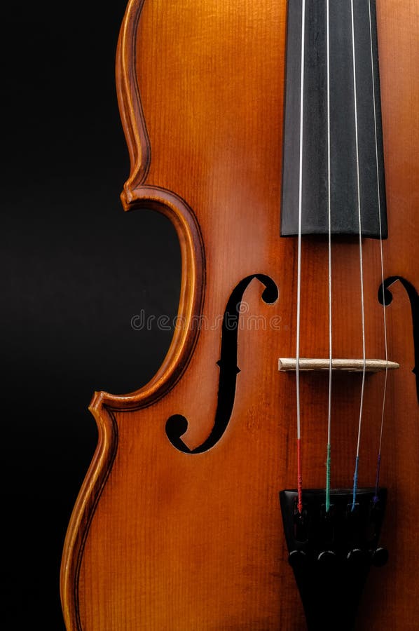 Violin front view cropped stock photo. Image of harmony - 29231710