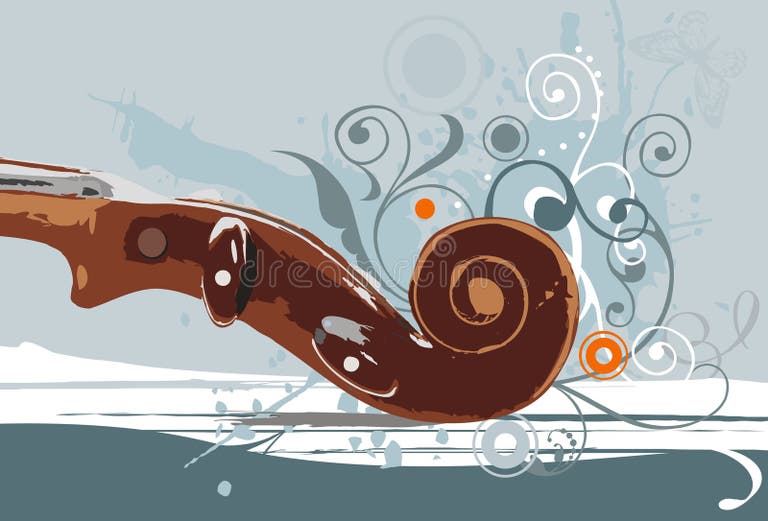 Violin Head Silhouette Stock Illustrations – 57 Violin Head Silhouette ...