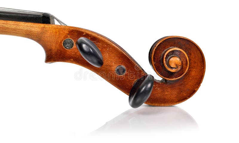 Violin head stock image. Image of concert, object, brown - 55773711