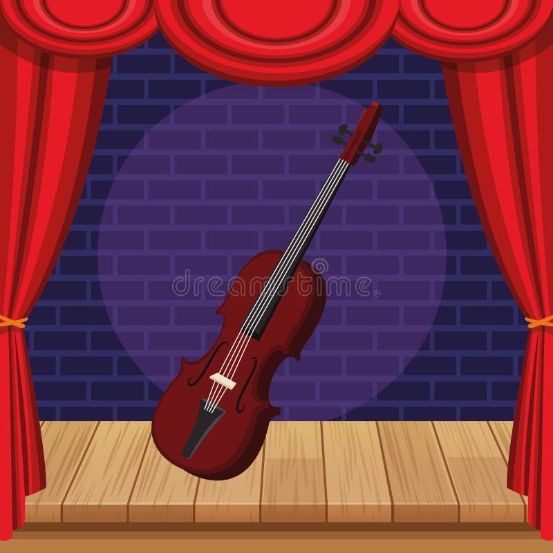 Violin icon cartoon stock vector. Illustration of modern - 145466367