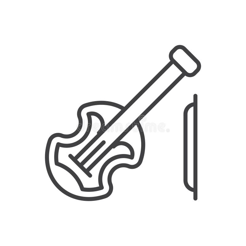 Violin Icon - Cello Icon stock vector. Illustration of orchestra ...