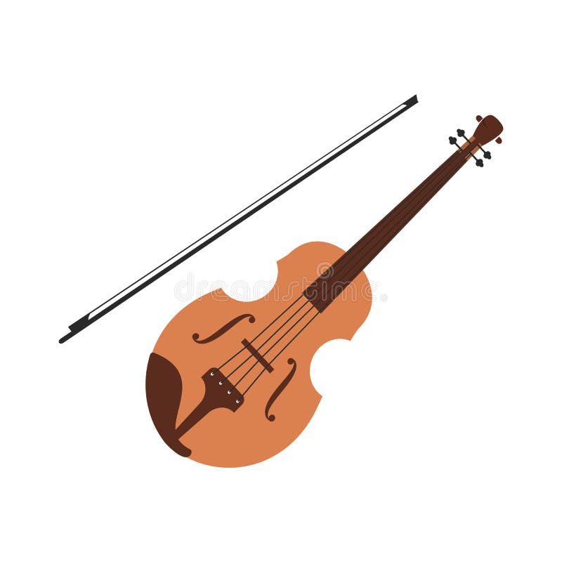 Violin illustration vector stock illustration. Illustration of studio ...