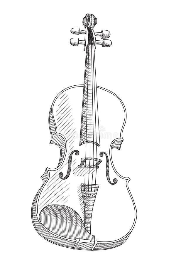 Single Line Drawing Viola Stock Illustrations – 63 Single Line Drawing ...