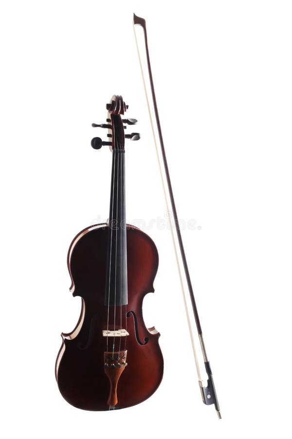 Violin isolated on white stock photo. Image of isolated - 33020098