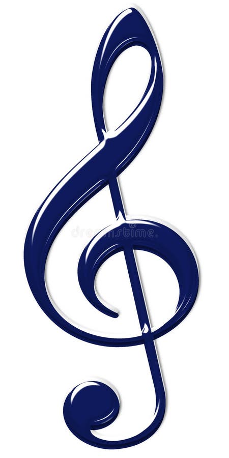 Violin Key stock illustration. Illustration of reflection - 7866450