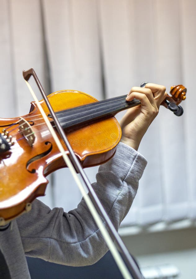 Violin Lesson stock image. Image of child, teacher, musician - 1970587