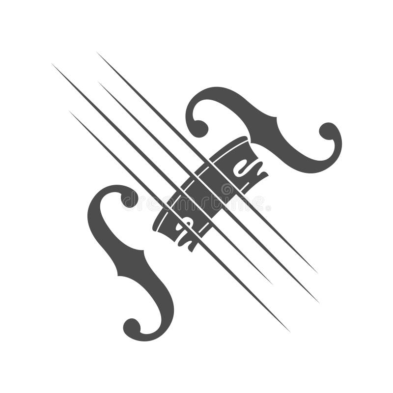 Violin logo icon design stock vector. Illustration of jazz - 283089275