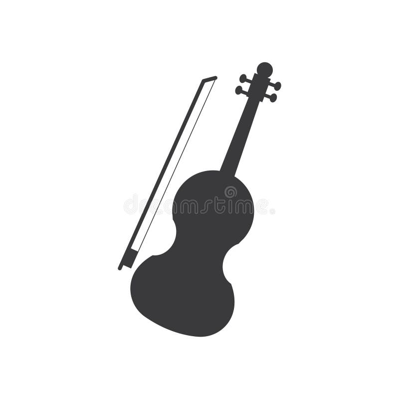 Violin logo icon stock vector. Illustration of orchestra - 323089005