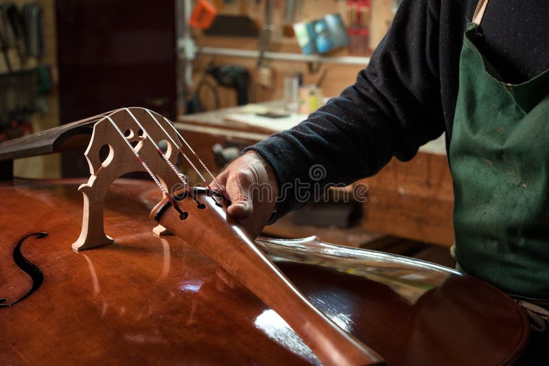 The violin-maker stock image. Image of luthiery, luthier - 79005017