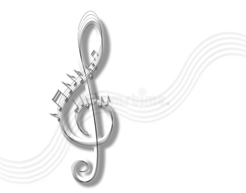 Violin Music Key Picture. Image: 8703986