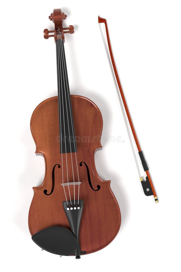 Violin musical instrument stock illustration. Illustration of music ...