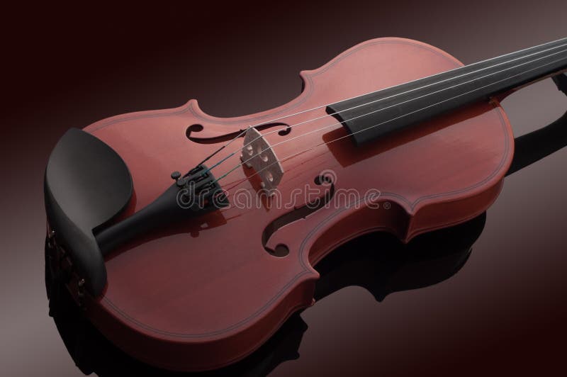 Violin Musical Instruments of Orchestra Closeup on Black Stock Photo ...