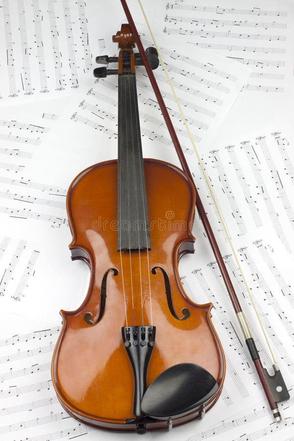 Violin stock photo. Image of antique, artistic, notes - 86971296