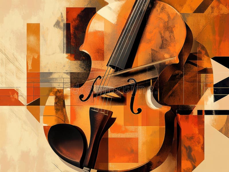 Violin and Pipe stock photo. Image of generated, present - 379267920