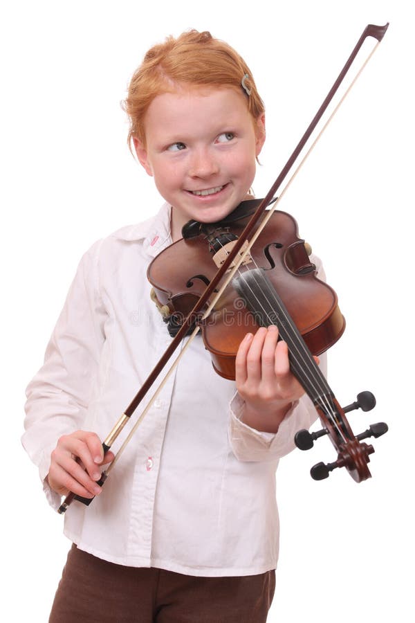 Young violinist stock photo. Image of violin, music, concentrate - 5336196