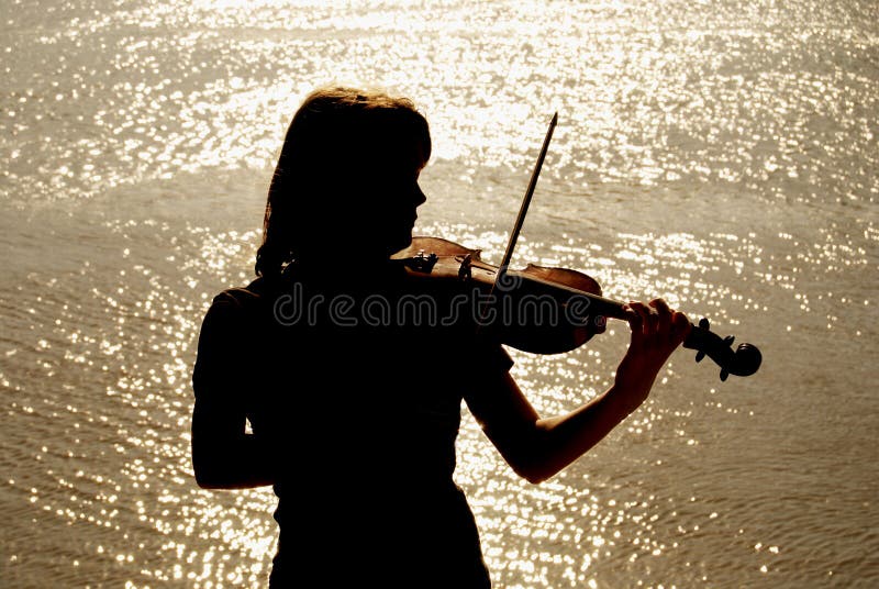 Violin player stock image. Image of hobby, beautiful, girl - 5265759