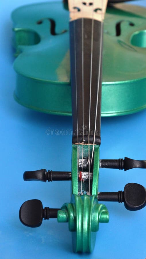 Violin for playing stock photo. Image of blue, machine - 259838688