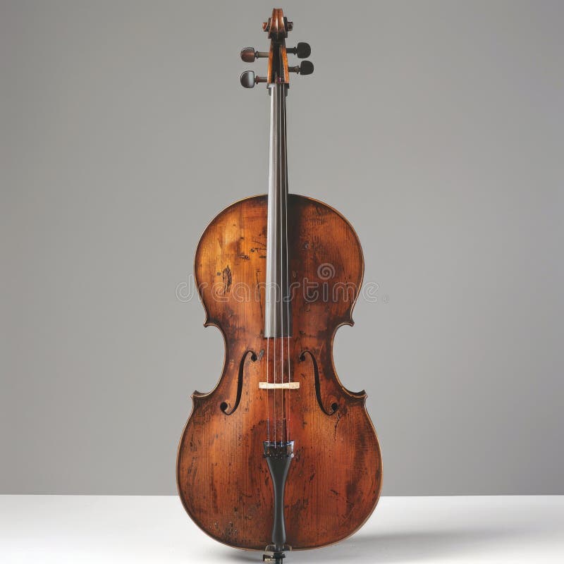 A Violin Resting on a White Table. Perfect for Music or Instrument ...