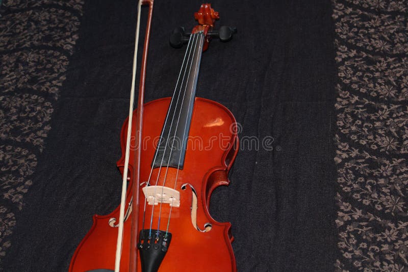 Violin Romantic Musical Instrument Also Called Fiddle and Viola Stock ...