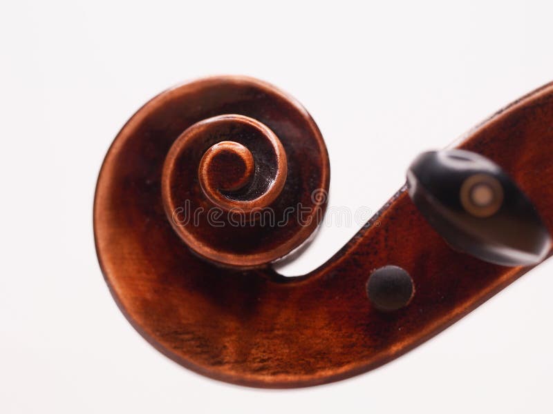 Violin scroll stock photo. Image of instrument, music - 356517750