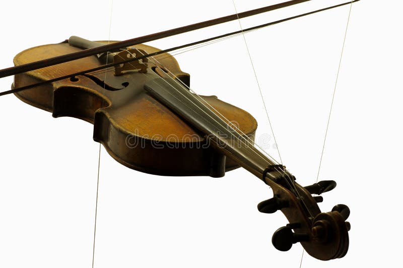 Violin String Instruments Music Objects Isolated Stock Photo - Image of ...