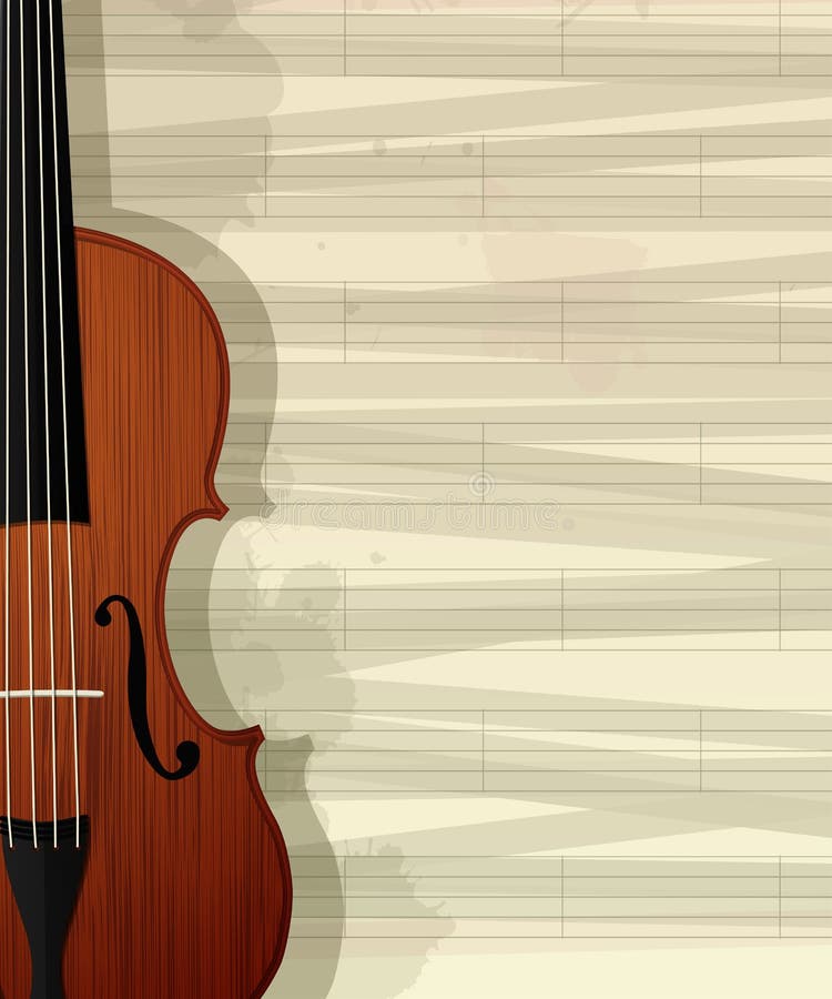 Violin text card stock illustration. Illustration of layout - 55004911