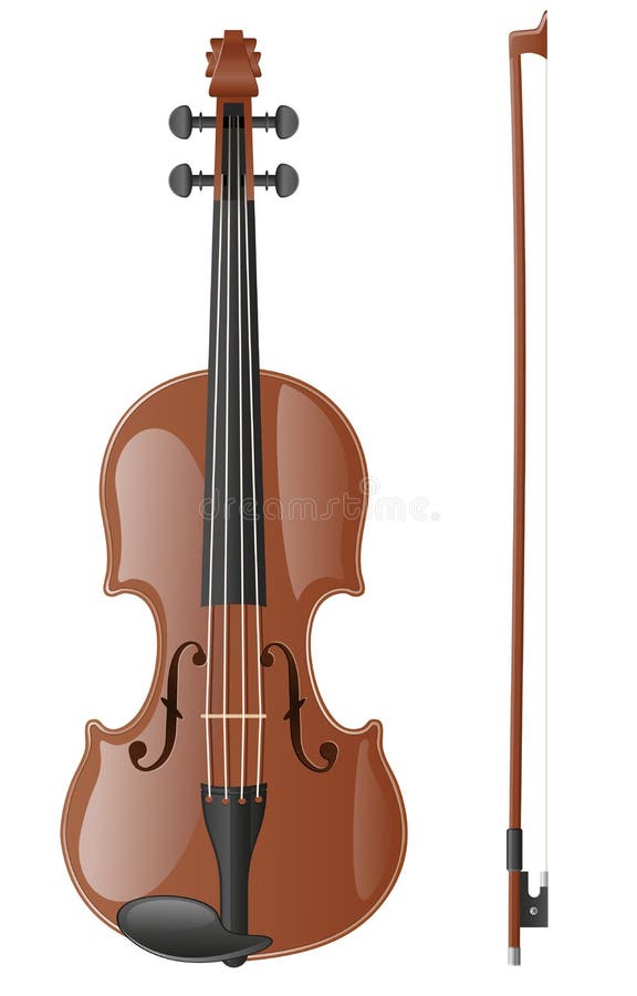 Violin vector stock vector. Illustration of sounds, classic - 23326906