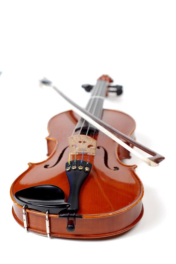 Violin on white stock photo. Image of strings, isolated - 2061734