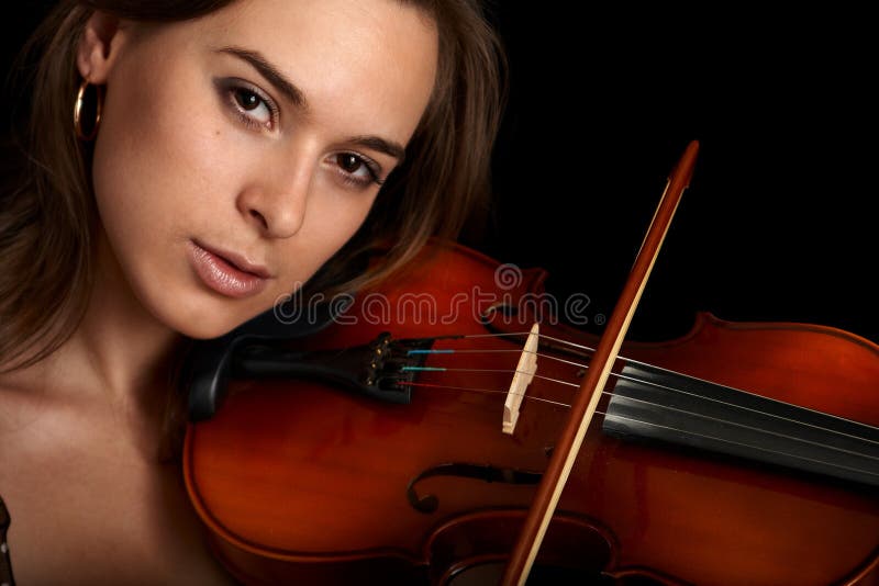 Violist stock foto. Image of overleg, vioolspeler, gezicht - 10569454