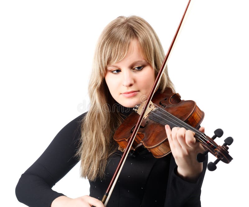 De gotische violist. stock afbeelding. Image of muziek - 4838005