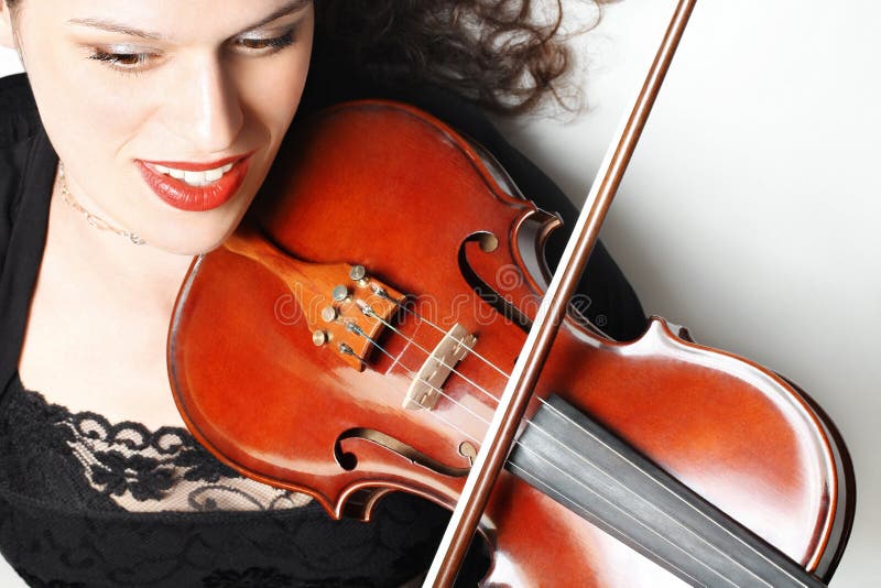 De beroeps van de violist stock afbeelding. Image of één - 16250137