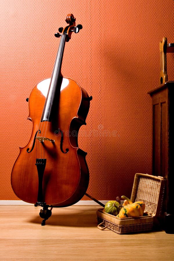 Violoncelle image stock. Image du basse, orchestre, couleur - 15024451