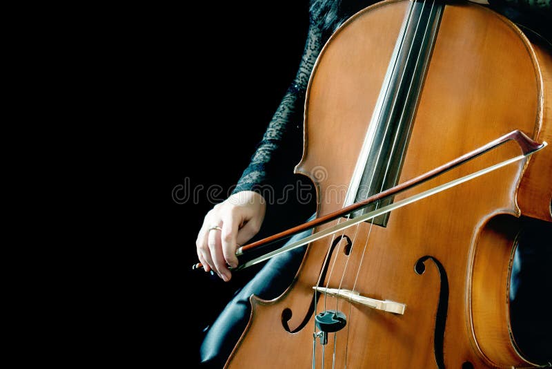 Violoncelle D'instruments De Musique Image stock - Image du noir ...