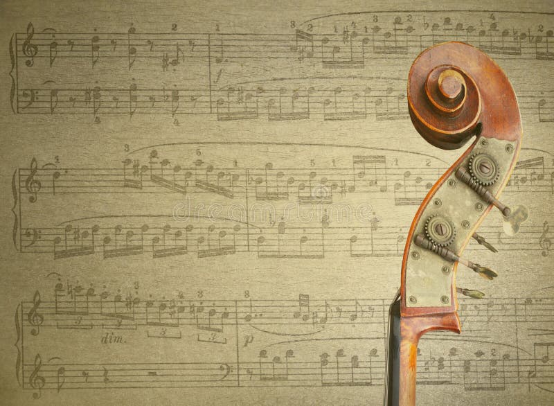 Violoncelle Et Notes Musicales Colorées Photo stock - Image of concert ...