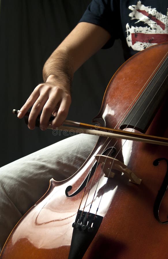 The Violoncello stock photo. Image of musician, violoncellist - 22573480