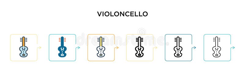 Outline Violoncello Stock Illustrations – 143 Outline Violoncello Stock ...
