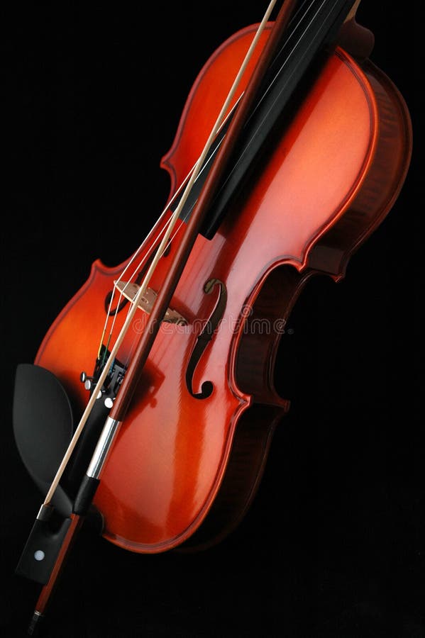 Viool stock afbeelding. Image of kamer, oefening, overleg - 4294819