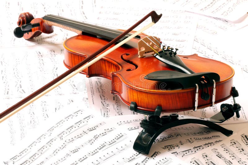 Viool stock afbeelding. Image of vingerbord, melodie, audio - 7272565