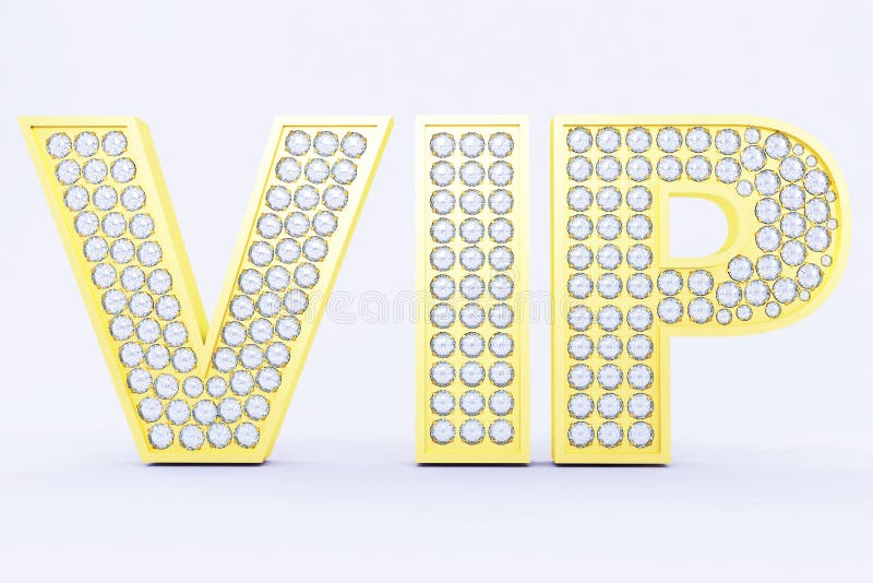 VIP stock vector. Illustration of jewelry, diamond, luxury - 6228627