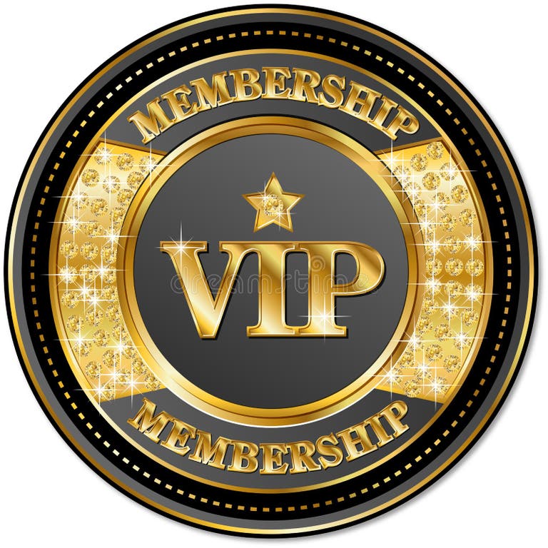 VIP banner stock illustration. Illustration of gold, offer - 93545600