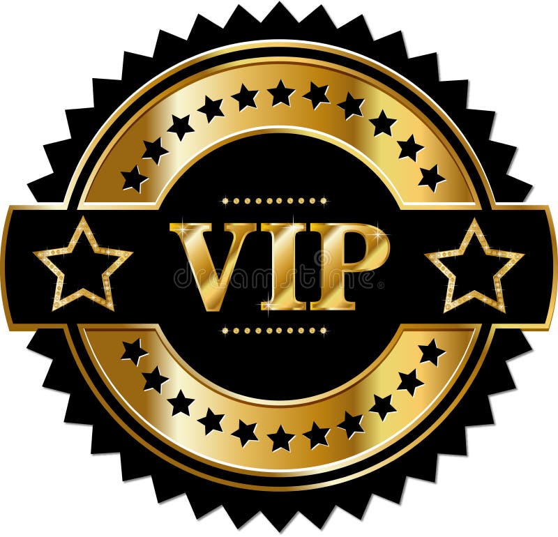 VIP banner stock illustration. Illustration of nice, golden - 92888770