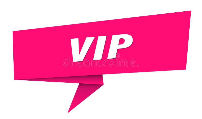 Vip Banner. Vip Speech Bubble, Label, Sticker, Sign Template Stock ...