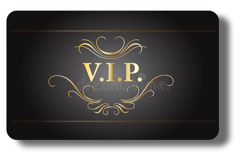 Vip pass stock vector. Illustration of millionaire, luxury - 18143319